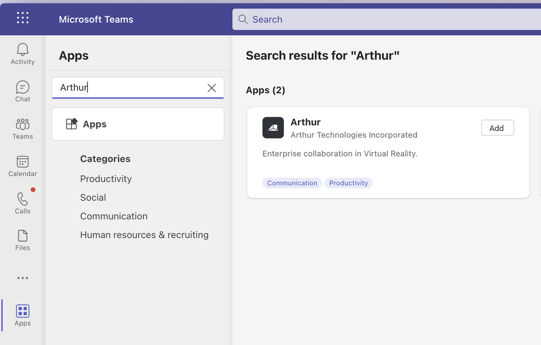 How do I set-up and use the Arthur MS Teams app? – Arthur